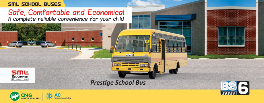SML Prestige School Bus | Mahalakshmi Auto Agencies